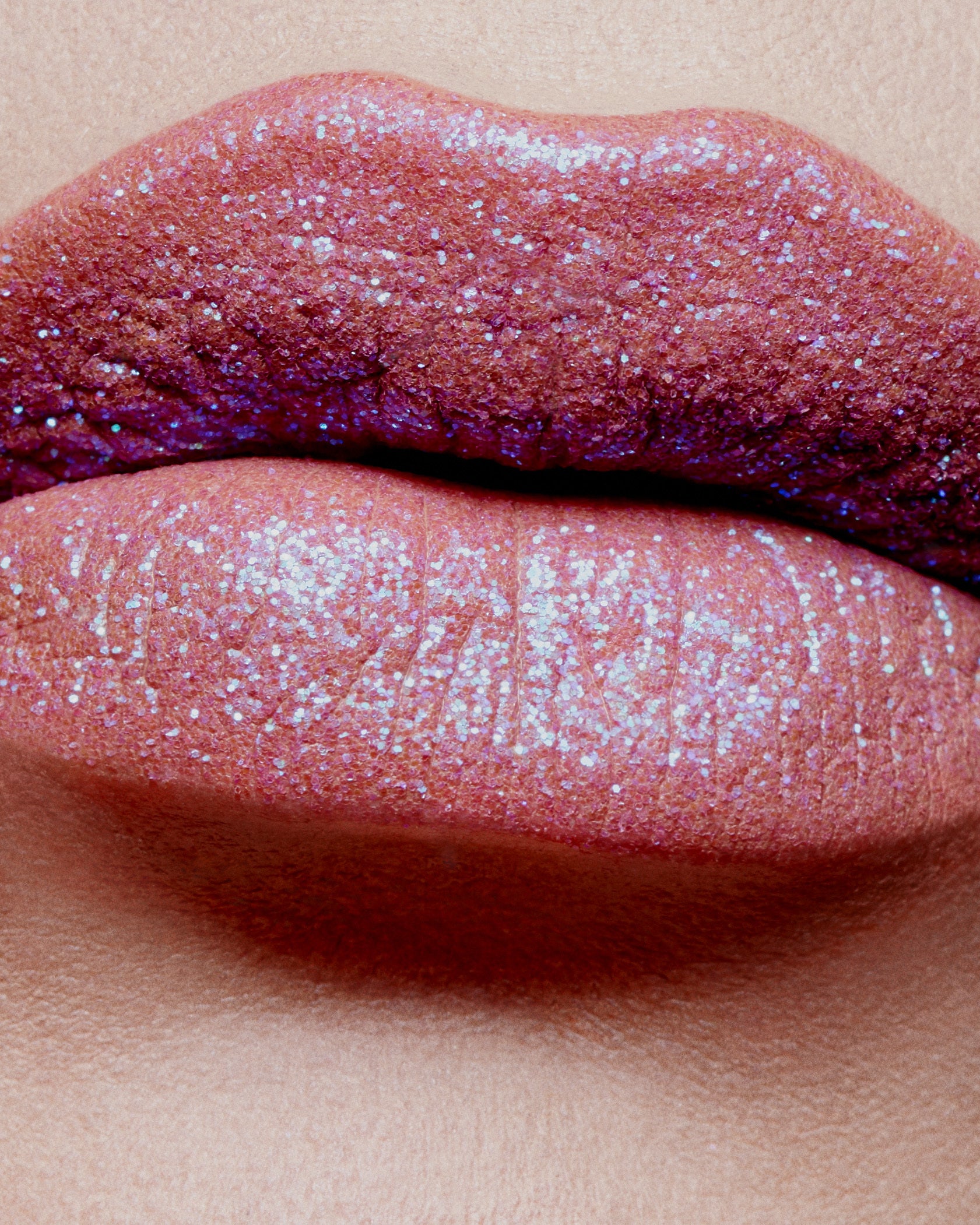 glitter lips top